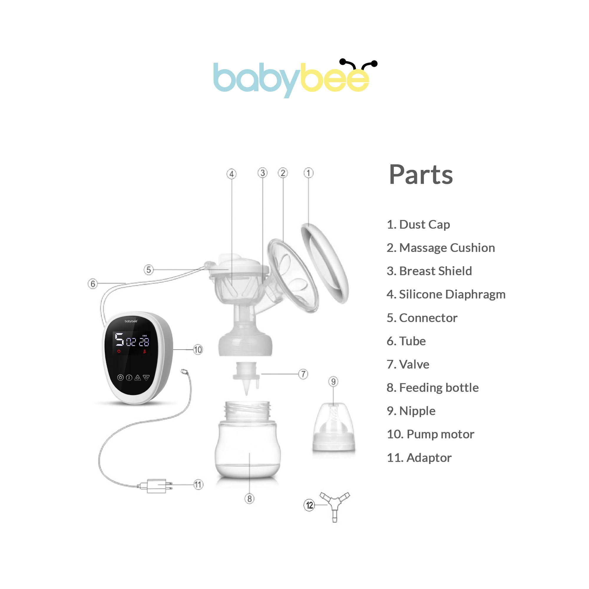 Babybee Automatic Breastpump - BabyBee