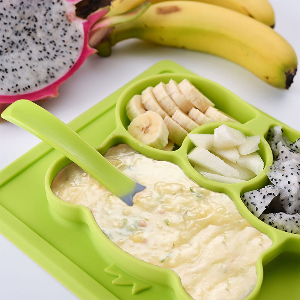 Baby Silicone Plate, Suction Plates for Babies, Baby Food Mat with ...